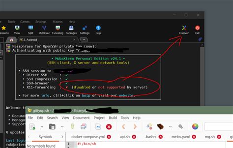 Ubuntu Mobaxterm X11 Works But Says It Doesnt And It Also Doesnt Work Super User