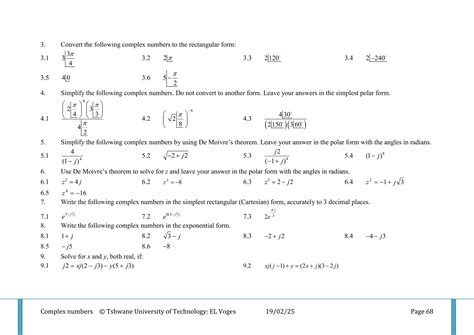 Theme 4 Notes Complex Numbers 1pdf