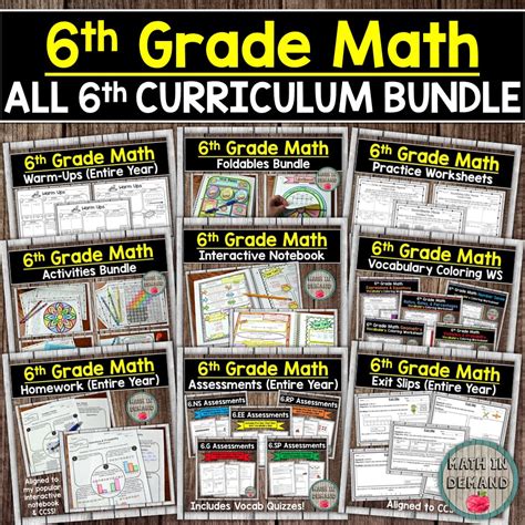 What Is 6th Grade Math Curriculum At Charles Blalock Blog