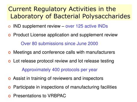Ppt Overview Laboratory Of Bacterial Polysaccharides Powerpoint