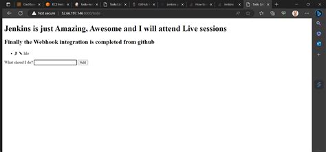 github hitanshugupta node todo cicd jenkins