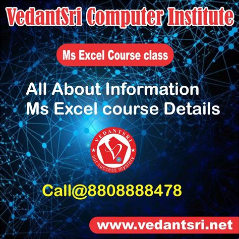 MS Excel Course Fees Duration Best Top Scope Syllabus