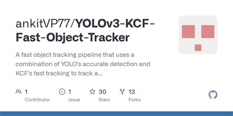 github ankitvp77 yolov3 kcf fast object tracker a fast object tracking pipeline that uses a