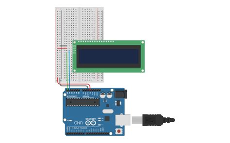 Circuit Design İ2c Lcd Ekran Ile Sayaç Tinkercad