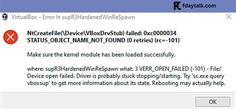 Fix Virtualbox Error In Supr3hardenedwinrespawn Solved