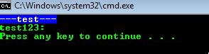 C Console Resetcolor Is Not Resetting The Line After Completely