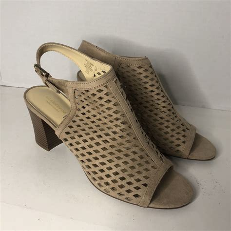 Liz Claiborne Refined Comfort L C Gemma Size 10m Sandal Heel Lattice