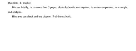 solved question 1 [7 marks] discuss briefly in no more