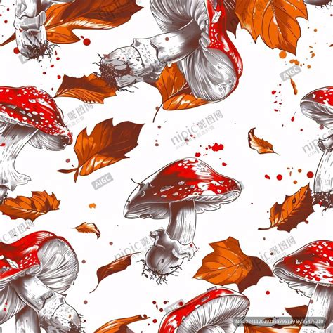 Ai创作图手绘红菇 蘑菇背景底纹 红菇插画手绘 红菇手绘 手绘菌菇插画 原创蘑菇插画图案 红乳牛肝菌插画 手绘牛肝菌 手绘菌菇 手绘鹿茸菇 插画蘑菇 蘑菇手绘插画 线描红葱牛肝菌 蘑菇包装插画