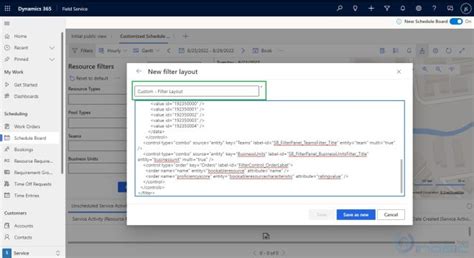 schedule board extensibility in microsoft dynamics 365 field service microsoft dynamics 365