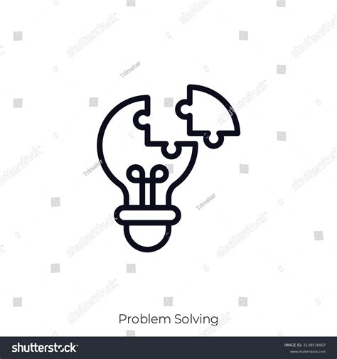Problem Solving Icon Outline Style Icon Stock Vector Royalty Free 2138576907 Shutterstock