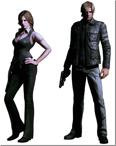 Resident Evil 6s Leon And Helena Pose For Character Art Siliconera