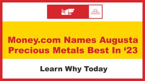 Augusta Precious Metals Named Best Gold Ira By