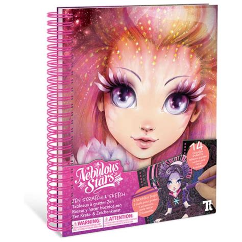 Nebulous Stars Creative Book – Zen Scratch & Sketch – 3afrottotoys