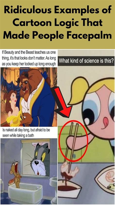 Ridiculous Examples Of Cartoon Logic That Made People Facepalm Funny Logic Cartoon Logic
