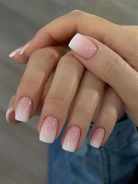 Square Acrylic Ombre Nails At Karen Medina Blog