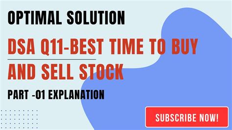 Question 11 Dsa Array Part 1 Best Time To Buy And Sell Stock
