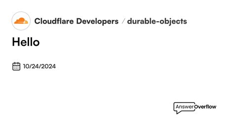 Hello Locally I Would Like To Have A Module A With Just A Durable