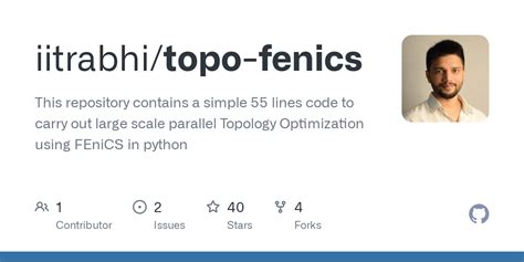 Github Iitrabhitopo Fenics This Repository Contains A Simple 55