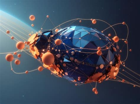 Premium Photo Celestial Connections Enveloped By An Interconnected Cosmos