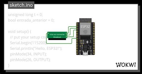 Practica Triacs Wokwi Esp32 Stm32 Arduino Simulator