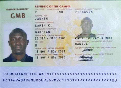 Passport Lamin Jawneh Pdf