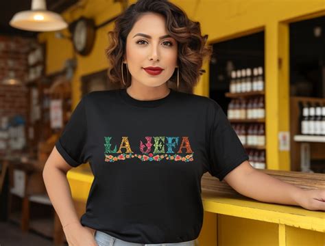 La Jefa Latina Shirt T For Latinas Hispanic Cute Shirt T For