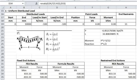 Continuous Beam Spreadsheet With Units Newton Excel Bach Not Just