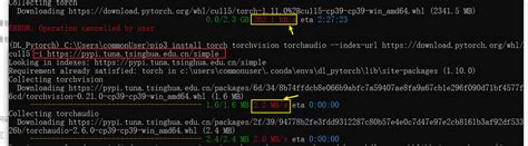 pip3 install torch torchvision torchaudio下载安装很慢 csdn博客