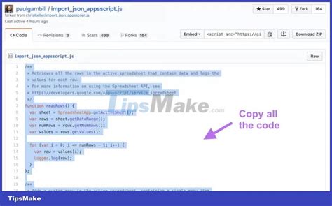 Instructions For Importing JSON Into Google Sheets