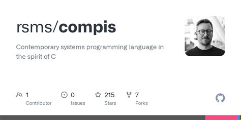 Github Rsmscompis Contemporary Systems Programming Language In The Spirit Of C