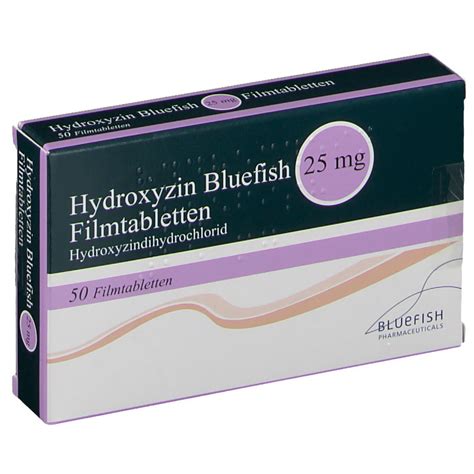Hydroxyzin Bluefish 25 Mg 50 St Mit Dem E Rezept Kaufen Shop Apotheke
