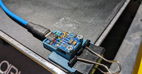 clip on rp2040 zero adxl 345 input shaper probe by pulsar download free stl model