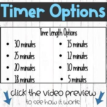 PowerPoint Timer Options By Ally Riopelle Coloring Sunshine TPT