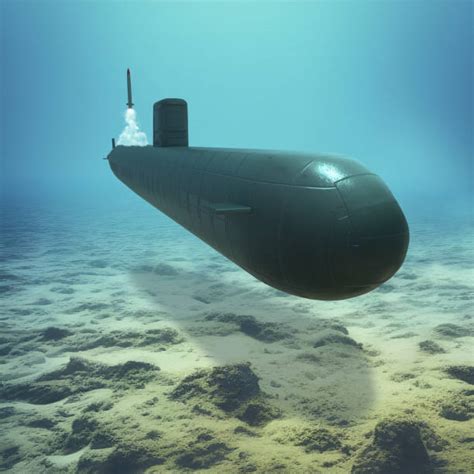 Submarine Underwater Missile