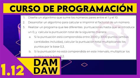 Tema Programación y algoritmos Aula en la nube