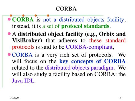Ppt Corba The Common Object Request Broker Architecture Powerpoint Presentation Id9568276