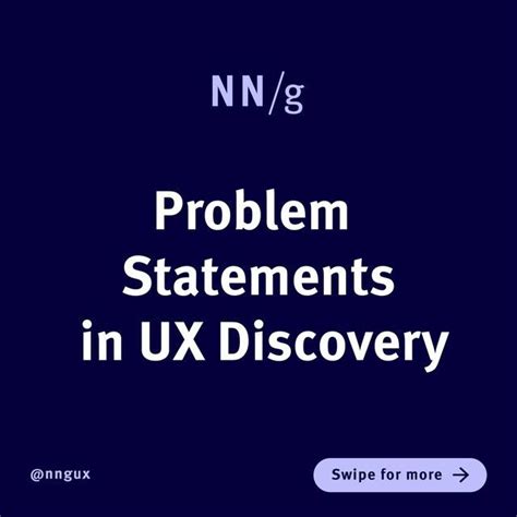 Problem Statement In Ux Discovery