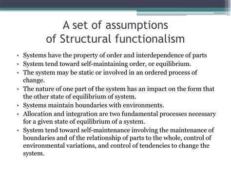 Ppt Structural Functionalism Powerpoint Presentation Free Download