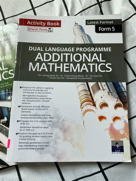 Sap Dual Language Programme Additional Mathematic Form 4 Additional