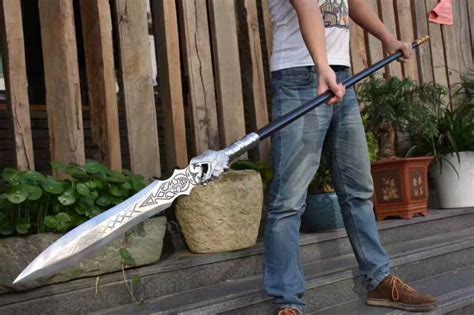 Spearhigh Manganese Steel Spearheadstainless Steel Rod Épées Tactiques Sabre Japonais Epee
