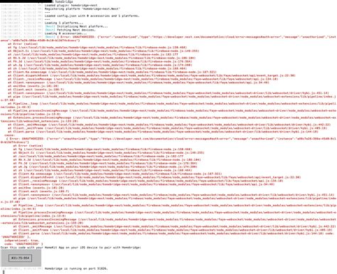 Nest Error Unauthorized · Issue 146 · Kraigmhomebridge Nest · Github