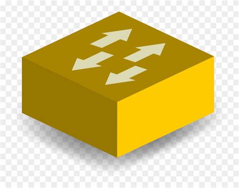 Image For Yellow Switch Computer Clip Art Router Icon Full Size PNG Clipart Images Download