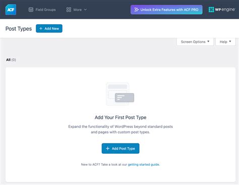 ACF Creating A Custom Post Type With ACF