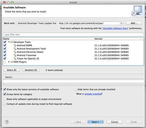 Eclipse When I Load Adt Why Do I Receive The Error The Android Sdk Requires Android Developer