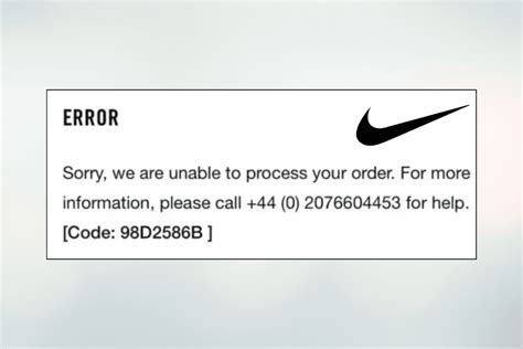 Fix Nike Error Code 98d2586b Techcult