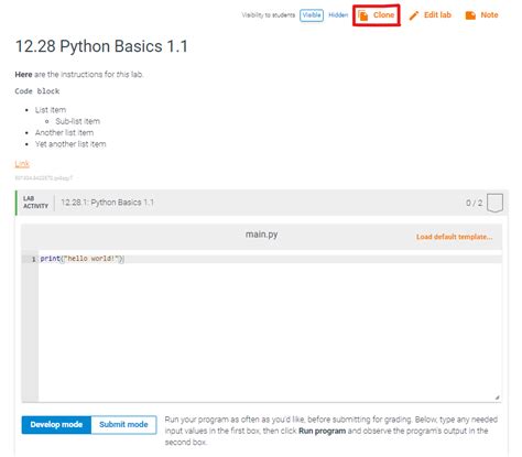 Switching Classic Zylabs To Advanced Zylabs Zybooks Help Center
