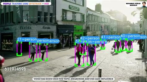 Yolov8 People Tracking Using Byte Track And Reid Computer Vision Projects Vision Ai Youtube
