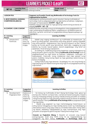 Module Science For Grade Learners AIRs LM Science Quarter Week Module