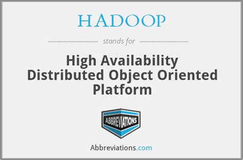 What Does HADOOP Stand For
